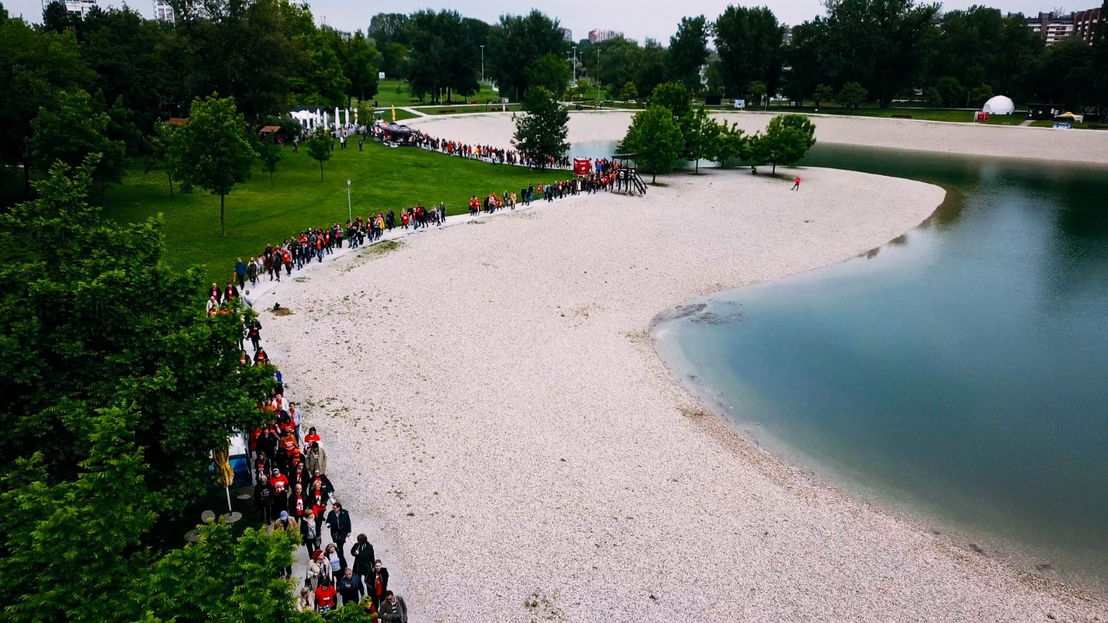 Bundek - favorite family recreation area of Zagreb residents