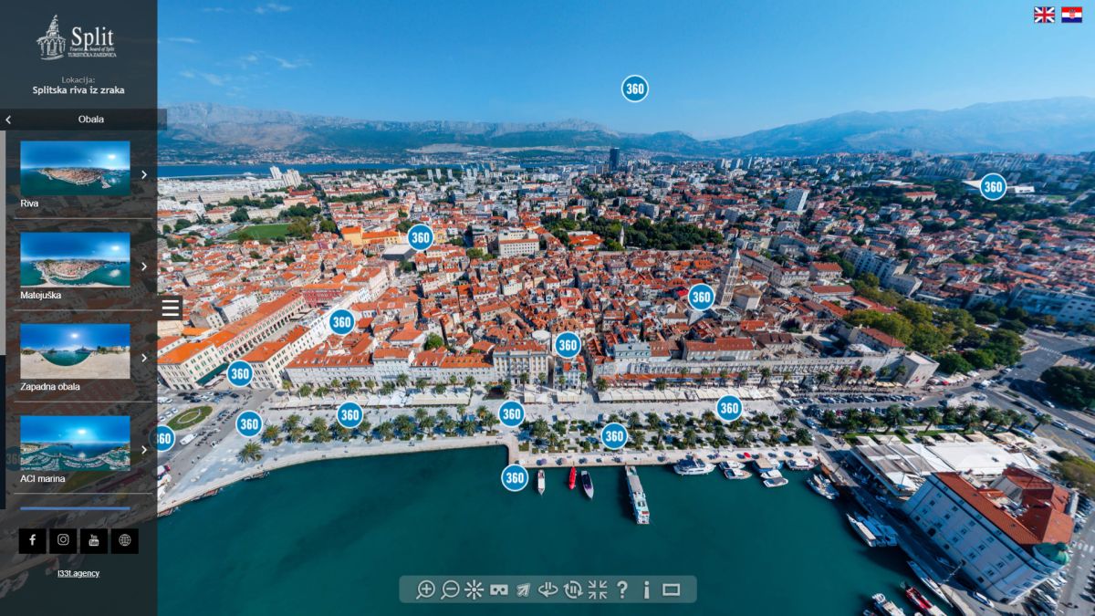 You can now walk through Split virtually