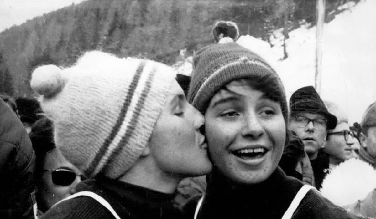 The golden fox and alpine skiing on the "Balkan" mountain range of Pohorje